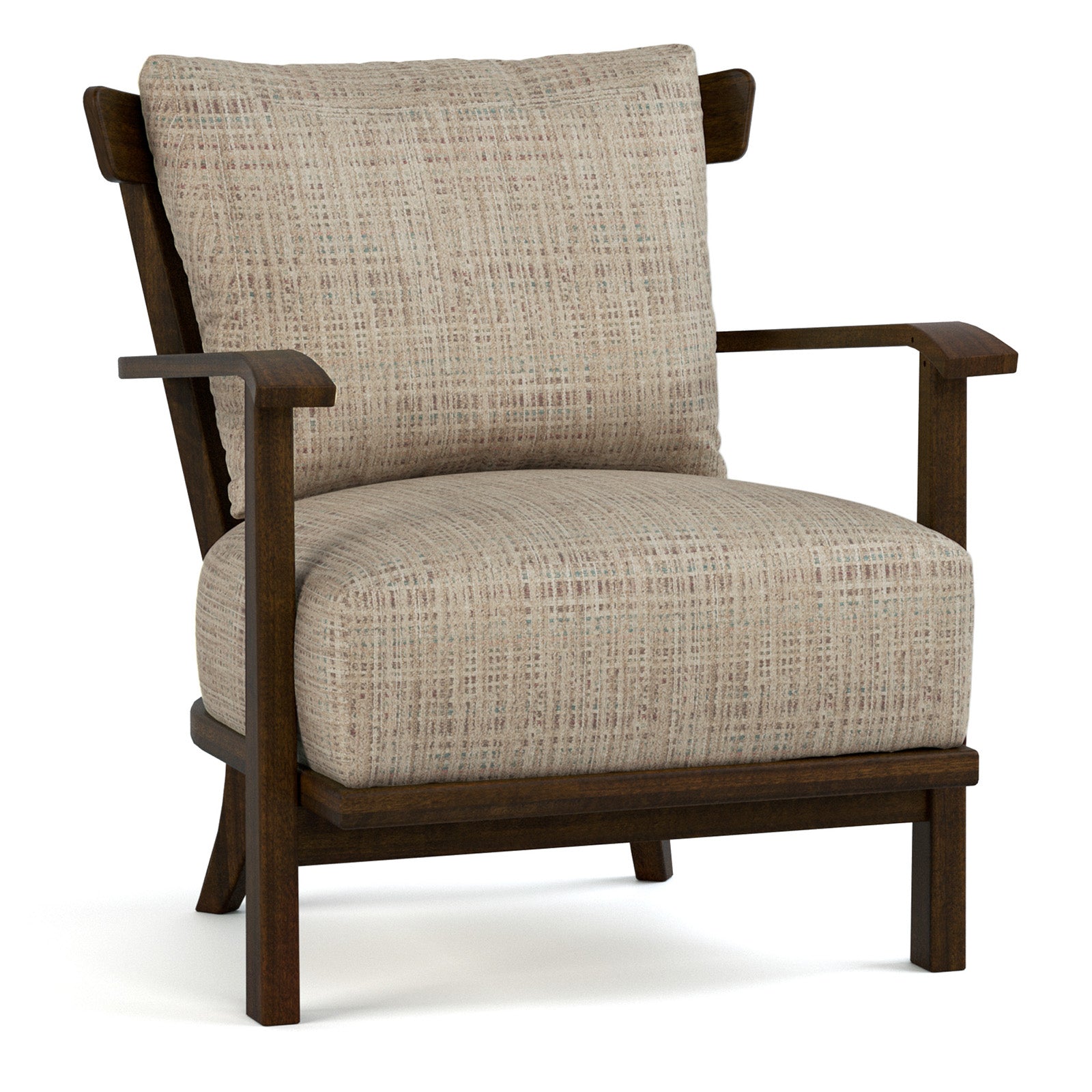 Wood Framed Chair - Wood Accent Seat - Bradens Furniture